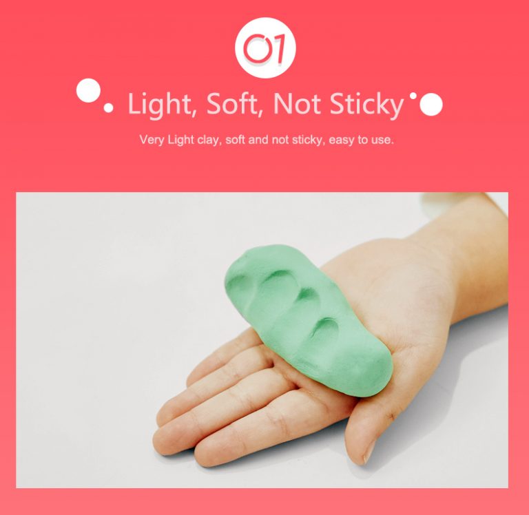 Ultra light Soft Modeling Clay Air Dry Foam Clay for Slime - CUSTOM ...